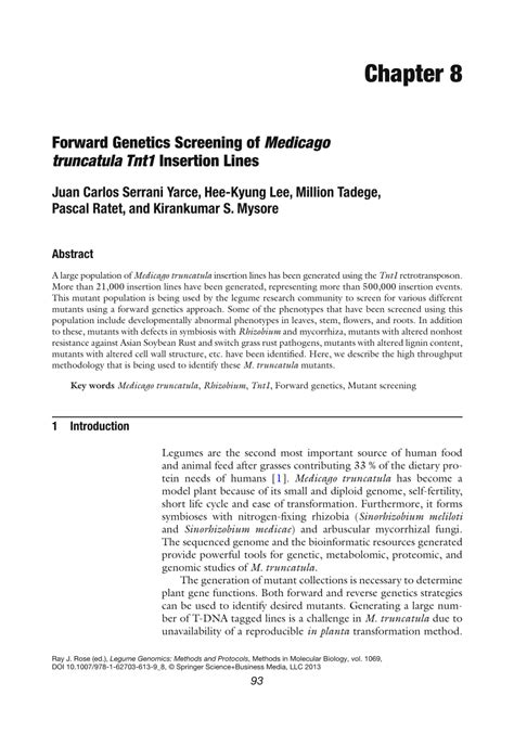 Pdf Methods In Molecular Biology