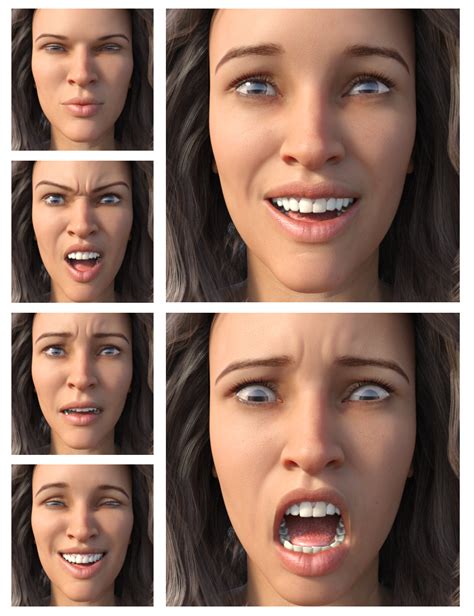 ACTION STAR Expressions For Gia 8 Daz 3D