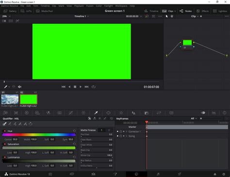 How To Remove A Green Screen In DaVinci Resolve A Step By Step Guide Edits