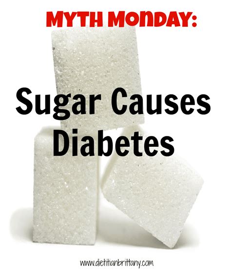 Myth Monday Sugar Causes Diabetes Your Choice Nutrition