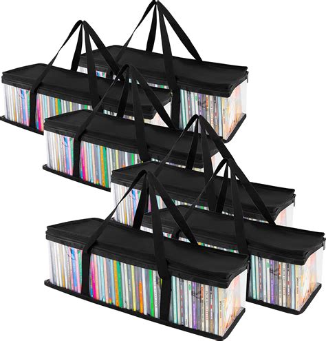 500 Discs Aluminium Cd Dvd Cases Bluray Lock Storage Box Organizer Free