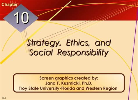 Strategy Ethics And Social Respsonsibility Ppt