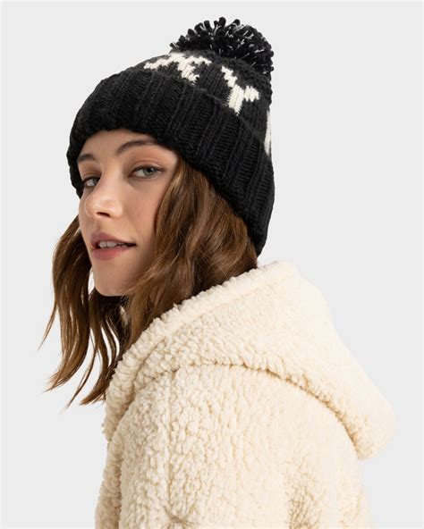 Womens Silly Seaweed Beanie Anthracite Roxy