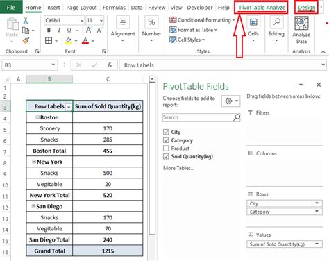 How To Remove Sum Of Quantity In Pivot Table