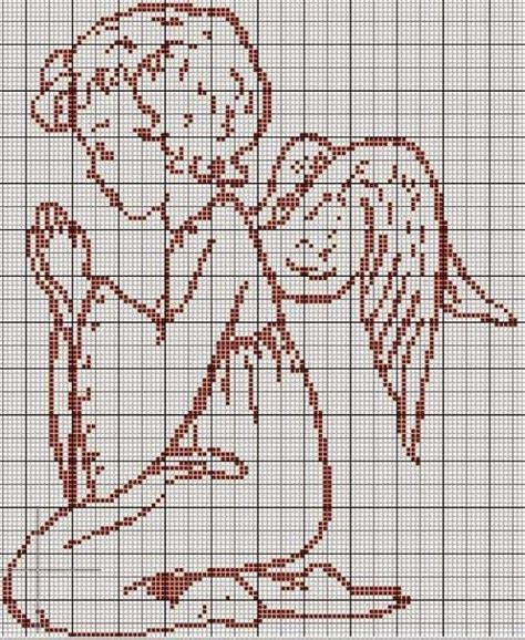 Modern Wedding Bride And Groom Card Size Counted Cross Stitch Pdf FA7