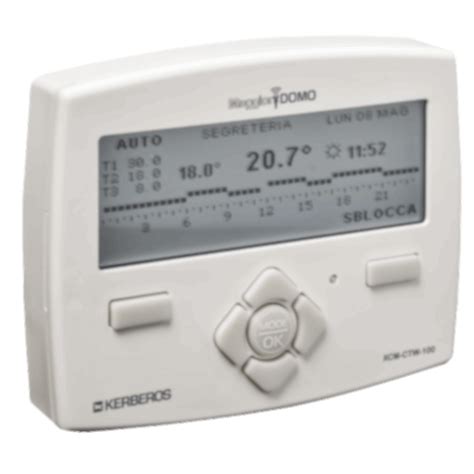 Maggiordomo Cronotermostato Wireless Programmabile A Batteria