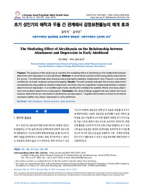 Pdf The Mediating Effect Of Alexithymia On The Relationship Between Attachment And Depression