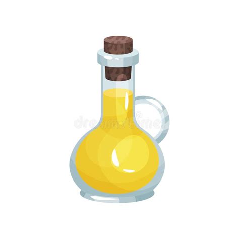 Bouteille D De Dessin Huile Olive Stock Illustrations Vecteurs