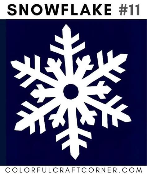 20 Printable Snowflake Patterns Free Pdf Colorful Craft Corner