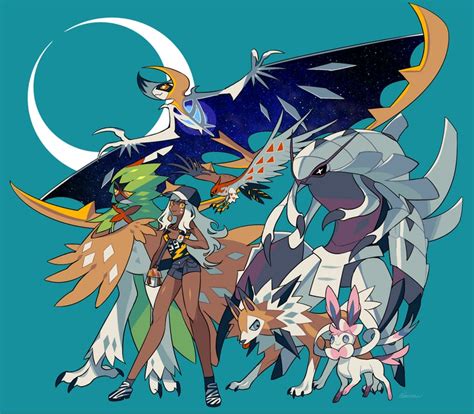 Sylveon Lycanroc Decidueye Golisopod Lunala And 2 More Pokemon