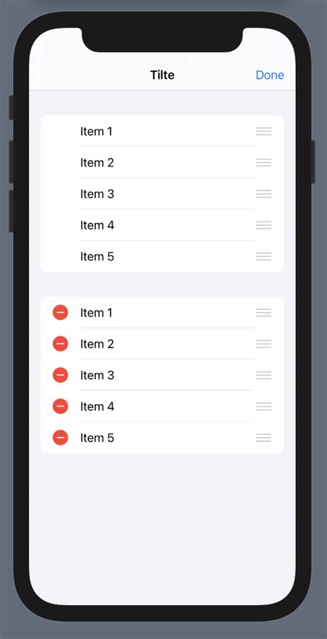 Swiftui List With Tow Functions In Edit Mode Stack Overflow