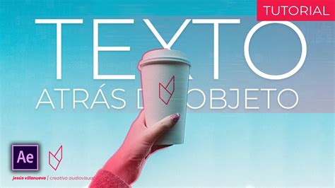 Cómo poner TEXTOS DETRÁS de OBJETOS Tutorial After Effects YouTube