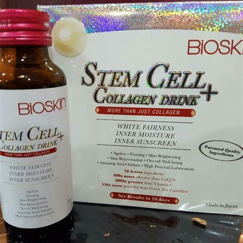 Brand New Bioskin Stem Cell Collagen Drink 50ml Health And Nutrition