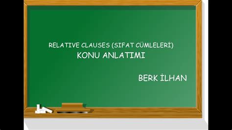 YDS Yökdil Sıfat Cümleleri Adjective Relative Clauses Konu Anlatımı YouTube