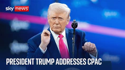 President Trumps Full Speech At Cpac World News