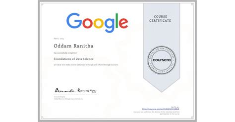 Completion Of Data Science Course On Coursera Ranitha Patel Posted On