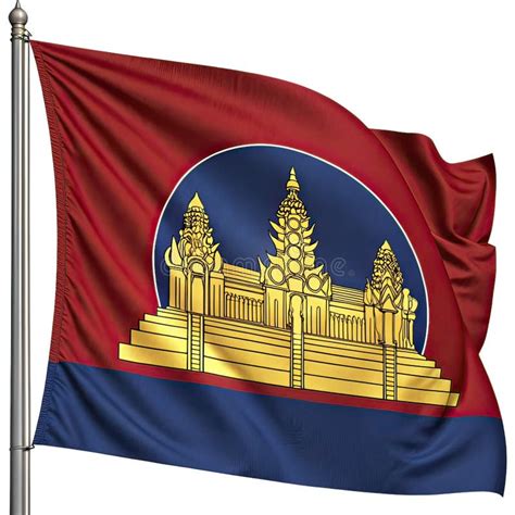 Cambodia Flag Of Symble Collection Stock Illustration Illustration Of