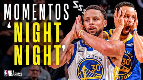 As Comemorações Night Night De Stephen Curry No Golden State Warriors