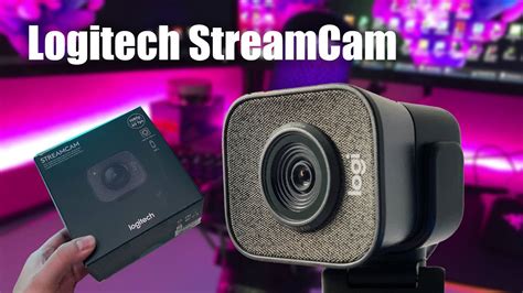 Logitech StreamCam, распаковка, первый обзор. Часть 1 - YouTube