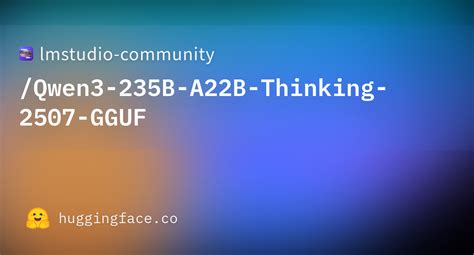 README Md Lmstudio Community Qwen B A B Thinking GGUF At Main