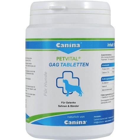 ≡ Глюкозамін Canina Petvital GAG Tabletten з екстрактом мідій для собак ...