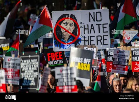 London Uk 11 November 2023 Hundreds Of Thousands Of Palestine