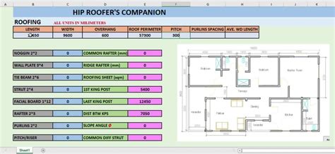 Hip Roofers Companion An Excel Template That Eases Roofers