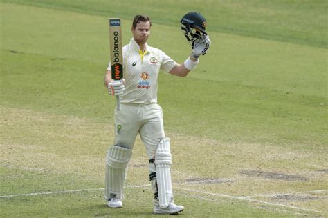 Steven Smith Celebrates After Raising His Double Century