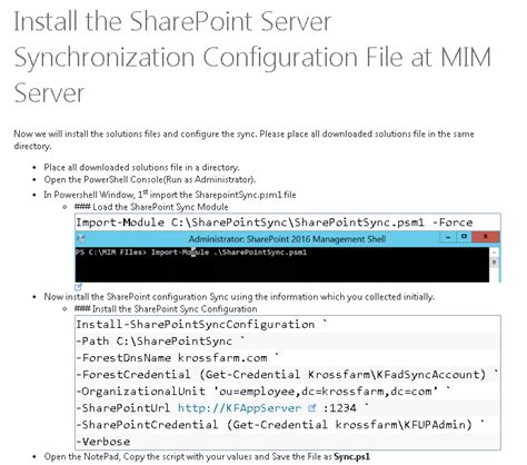 Microsoft Identity Manager For Sharepoint 2016 Profile