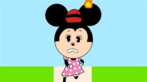 Minnie Mouse Running With Fire By Mandymickeygf On Deviantart