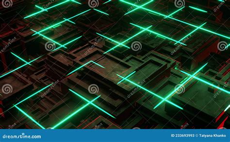 3d Render Computer Processor Chip On A Circuit Board With Microchips Ai Stock Illustration