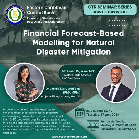 Invitation To Eccbs Seminar Series Financial Forecast Based Modelling