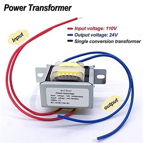 Input 110V 50/60HZ Output 24V 10VA Power Transformer AC/AC Single Phase | eBay