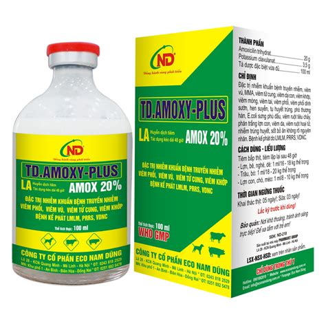 td amoxy plus amox 20 eco nam dũng