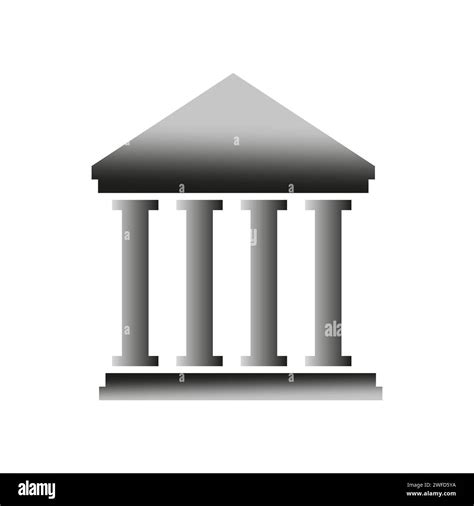 Columns With A Roof Vector Illustration Eps 10 Stock Vector Image And Art Alamy