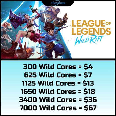No Login League Of Legends Mobile Wild Rift Top Up Wild Cores Video