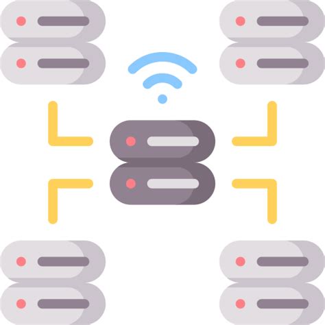 Centralized Database Free Technology Icons Centralized Database Free Technology Icons