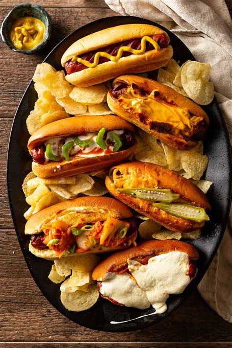 Best Hot Dog Toppings Basil And Bubbly