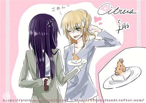 Yuzu X Mei 😚 Source Citrus Saburo Uta Manga Fansite