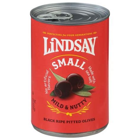 Lindsay Olives Pitted Black Ripe Mild And Nutty Small Same Day