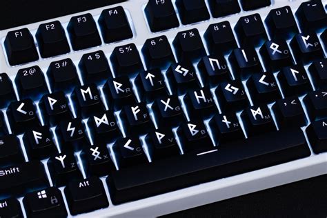 Rune Keycap Set Elder Futhark Runes Artisan Keycaps Custom Keys For