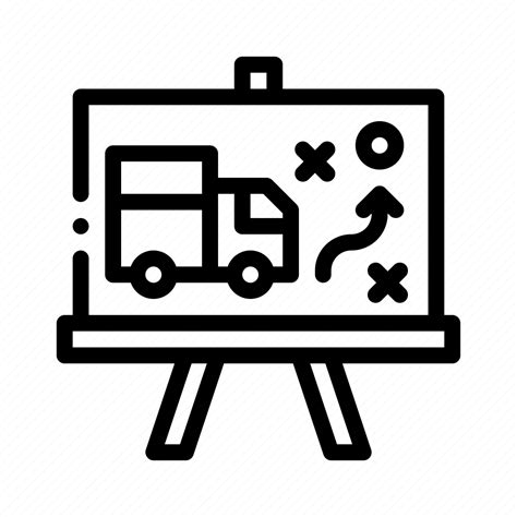 Logistics Delivery Strategic Plan Planning Analysis Icon Download On Iconfinder