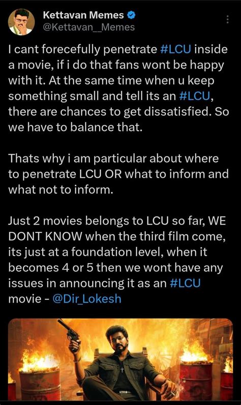 Will Leo Be In Lcu Based On This Statement Rkollywood