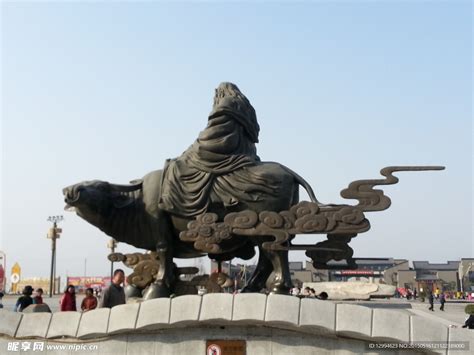 老子骑青牛摄影图 国内旅游 旅游摄影 摄影图库 昵图网