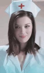 Sexy Pornographic Actress Stoya Nurse Costume Smile 