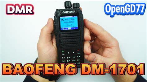 BAOFENG DM-1701 Radio Analogowo Cyfrowe DMR dobre do OpenGD77 - YouTube
