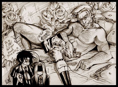 Rule 34 Alexander Anderson Alucard Hellsing Breasts Hellsing