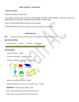 Assignment For Std 8 1 Pdf