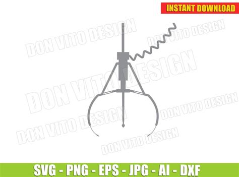 The Claw Svg Dxf Png Disney Toy Story Movie Alien Cut Files Silhouette