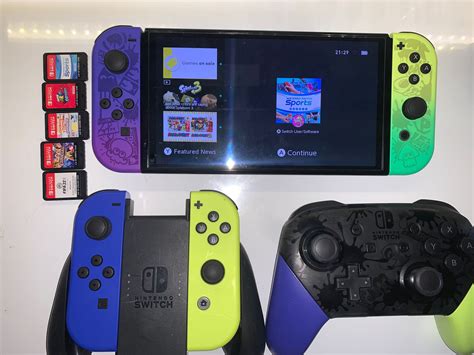 Nintendo Switch Oled Splatoon 3 Special Edition Video Gaming Video